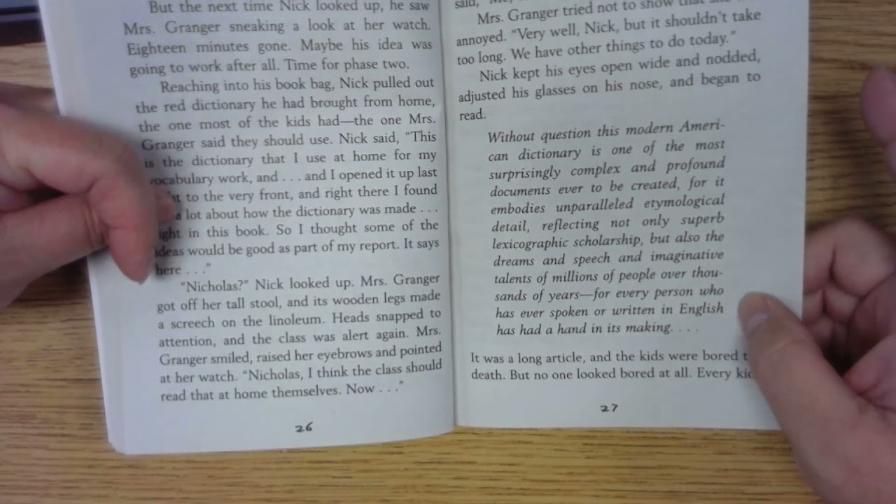 Frindle Chapter 5- The Report - YouTube