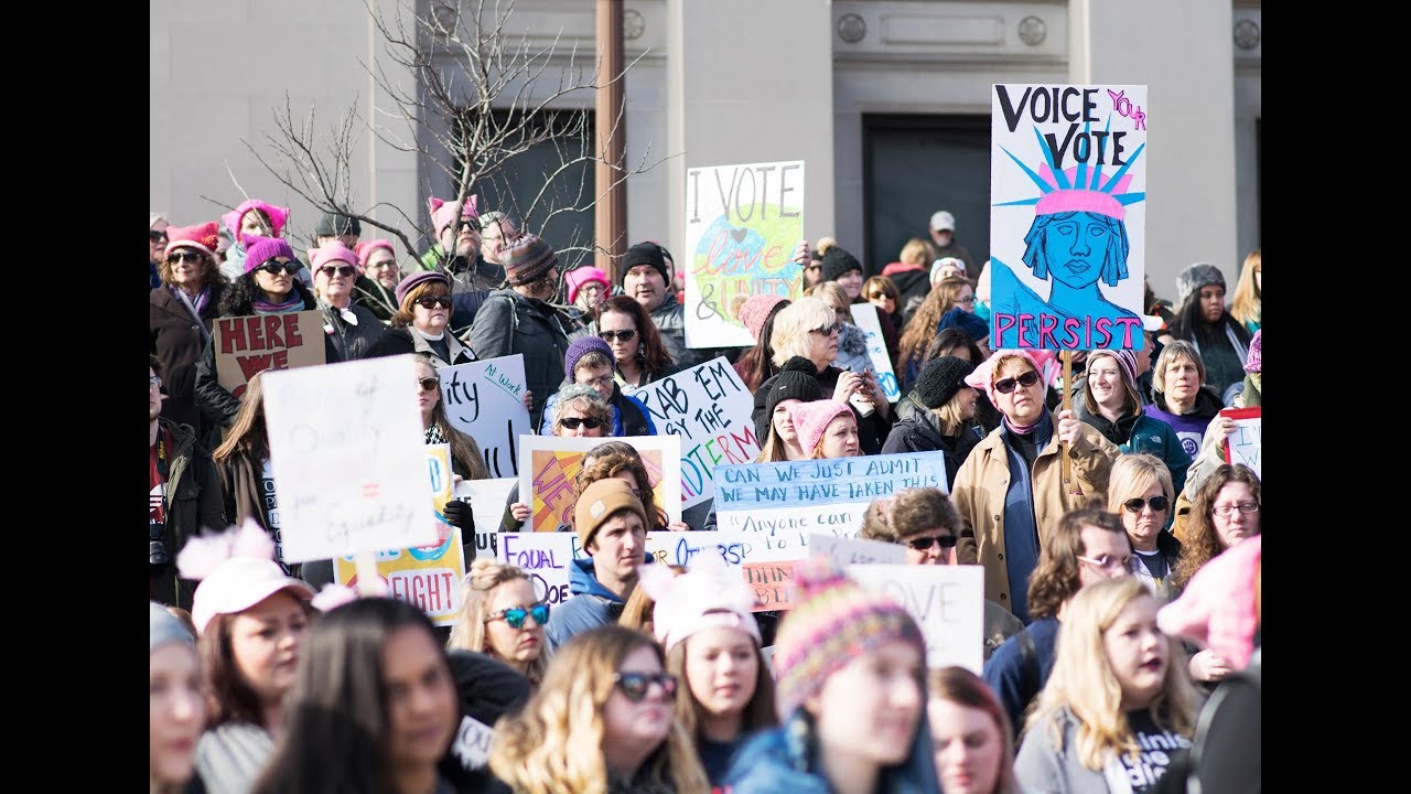 Why do you march? Indianapolis Women's March attendees speak out. - YouTube