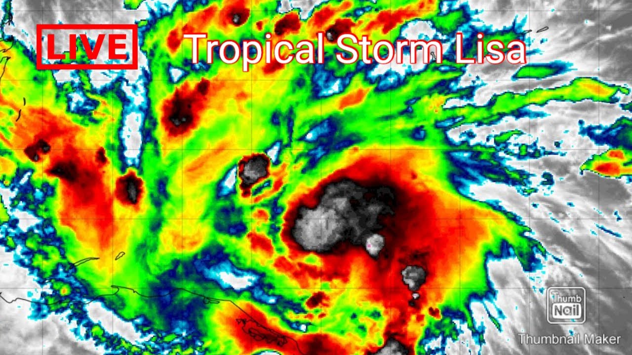 Live Coverage, Tropical storm Lisa! @Mr. Weather Forecast - YouTube