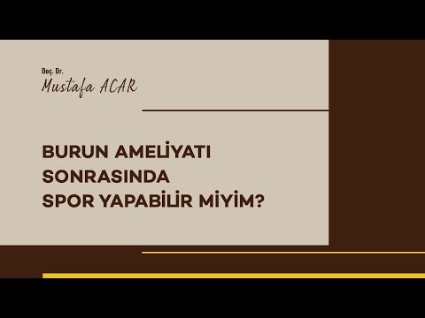 Burun Ameliyatı Sonrasında Spor Yapabilir Miyim?