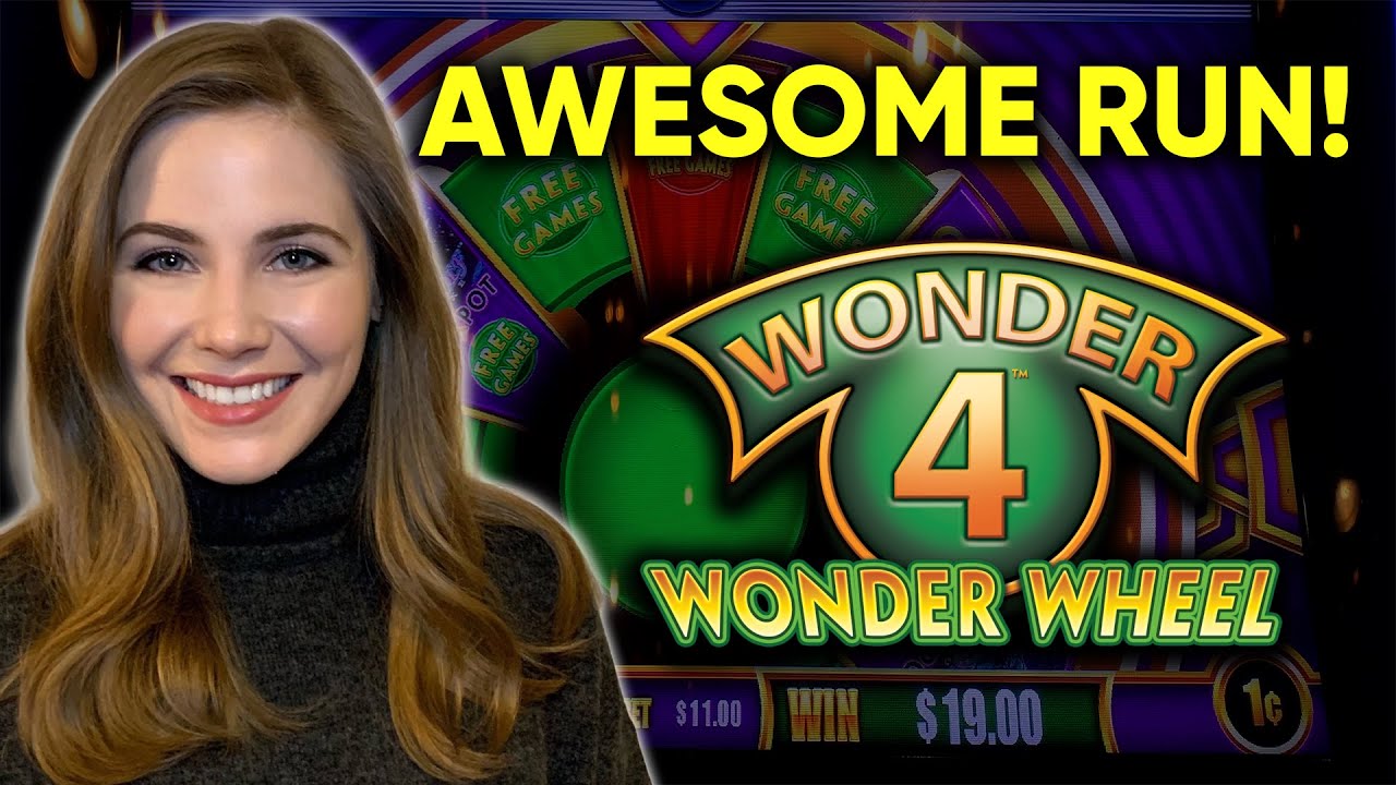 SUPER FREE GAMES TWICE!? AWESOME Session! Wonder 4 Wonder Wheel Slot ...