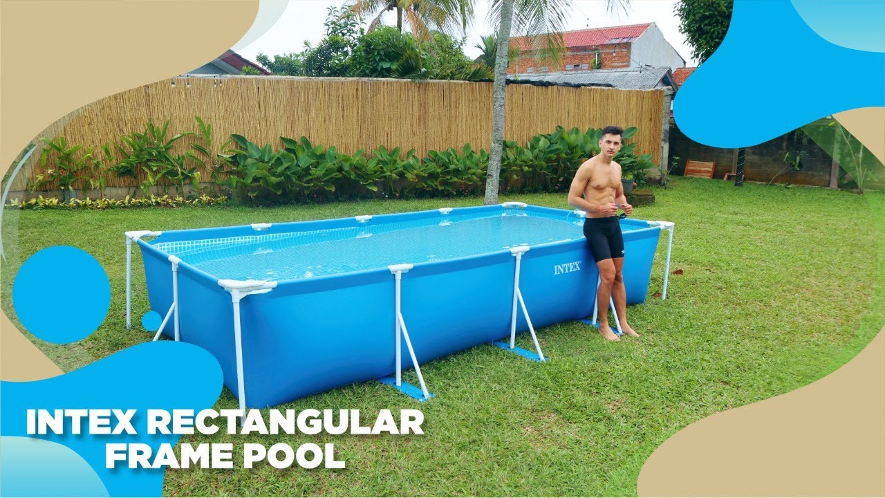 Intex Rectangular Frame Pool | Intex Indonesia - YouTube