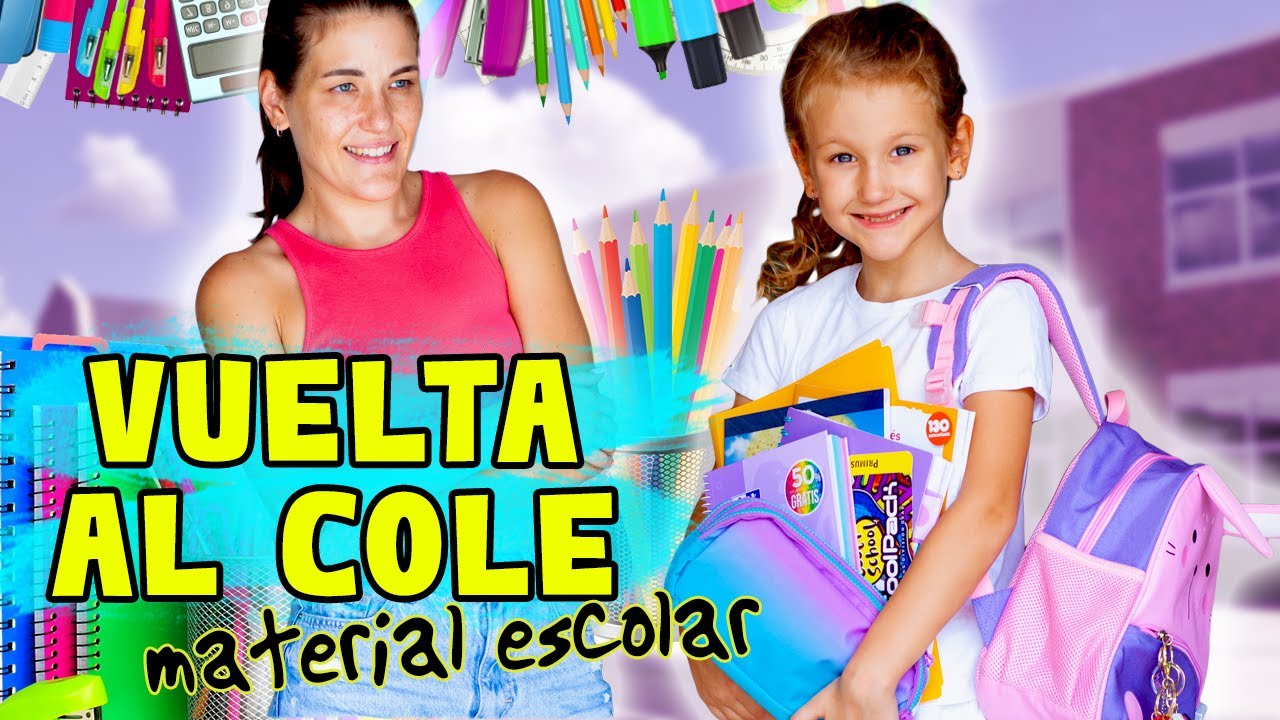 HAUL de MATERIAL ESCOLAR de Nuestra HIJA de 5 AÑOS! | ERIKA se Prepara ...