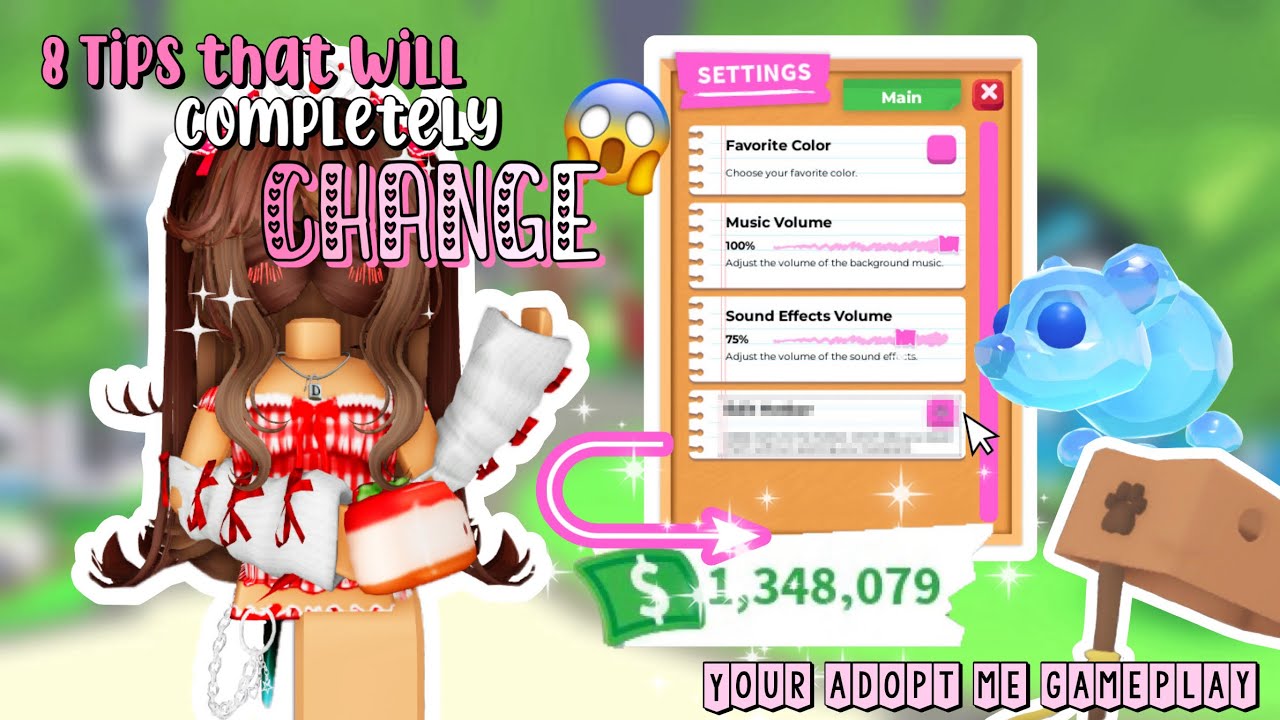 ⋆𐙚₊˚⊹♡ 8 Tips That Will COMPLETELY CHANGE Your Adopt Me Gameplay (For ...