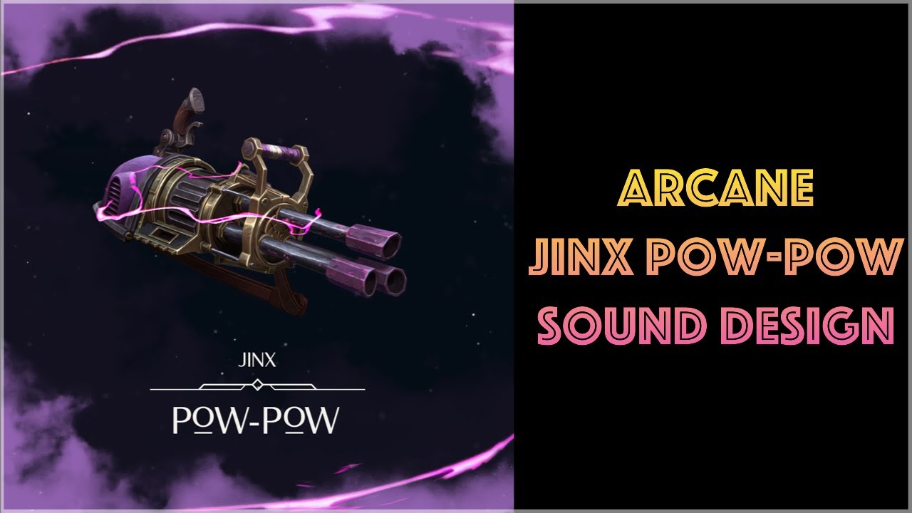 Arcane - Jinx Pow-Pow - Sound Design - Romain Hezon - YouTube