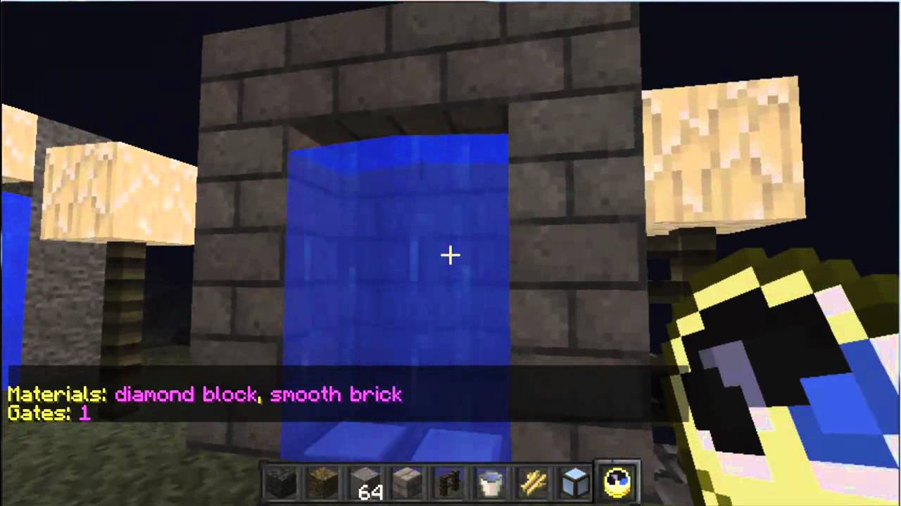 Minecraft Bukkit 1.3 - Creative Gates Tutorial - YouTube