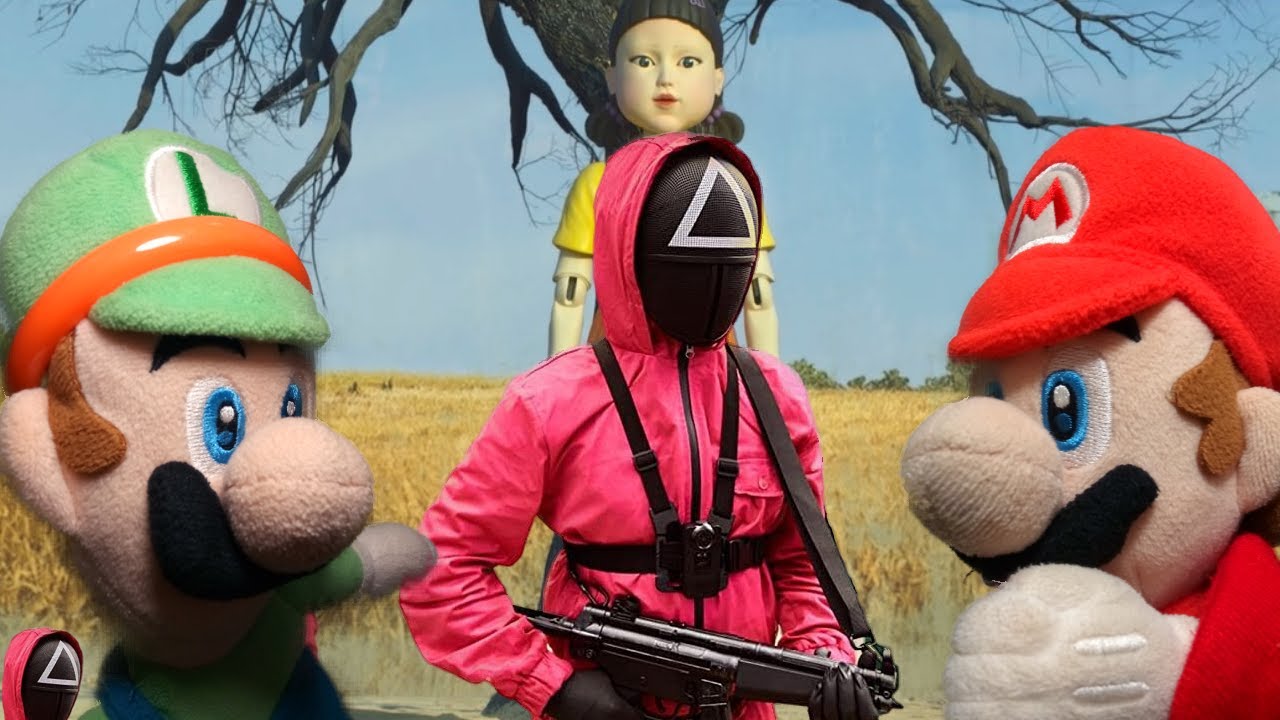 Mario Plush Squid Game Red Light Green Light Ep.1 - YouTube