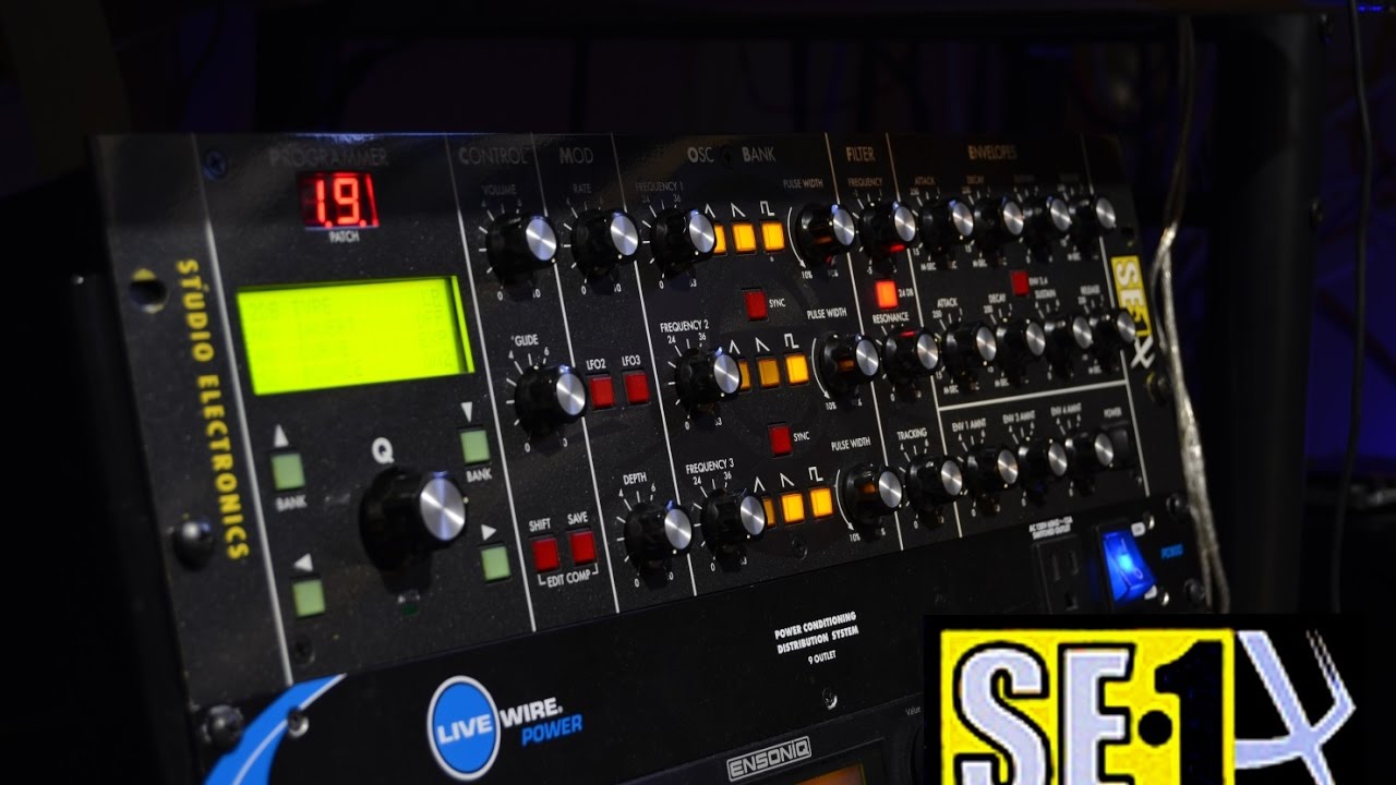 Studio Electronics SE-1X with Step Poly Arp (Line Recorded) - YouTube