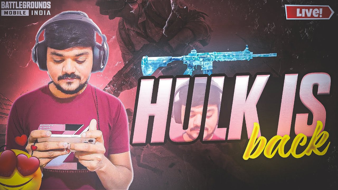 BGMI LIVE AGRESSIVE GAMEPLAY | BGMI HULK LIVE | #bgmi #bgmilive # ...