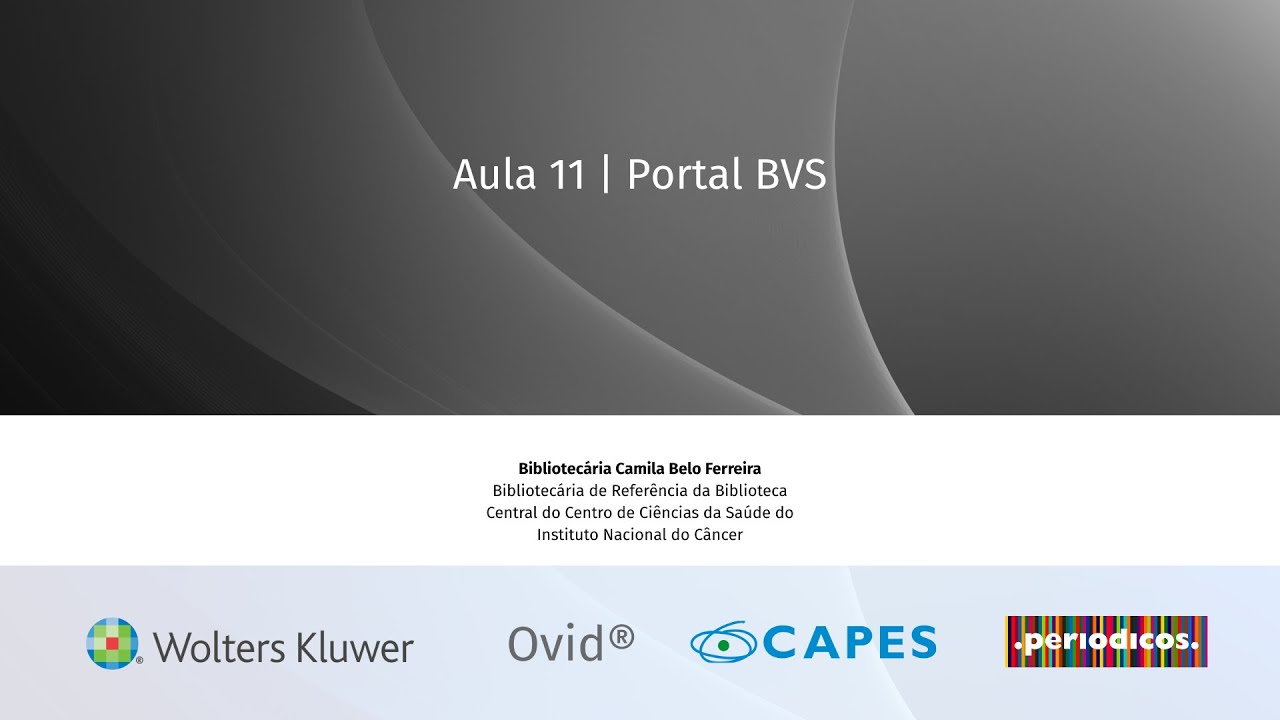 Curso Introdução à PBE | Aula 11 | Portal BVS - YouTube