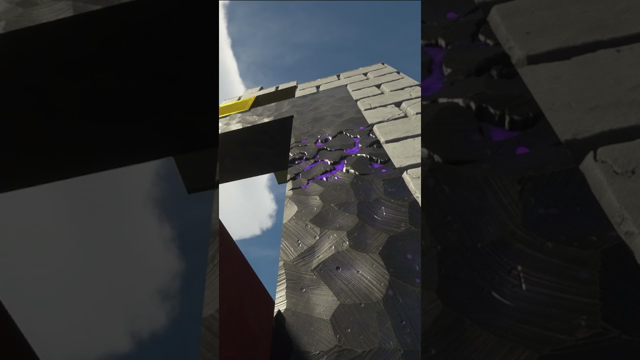 Minecraft ruined portal - YouTube