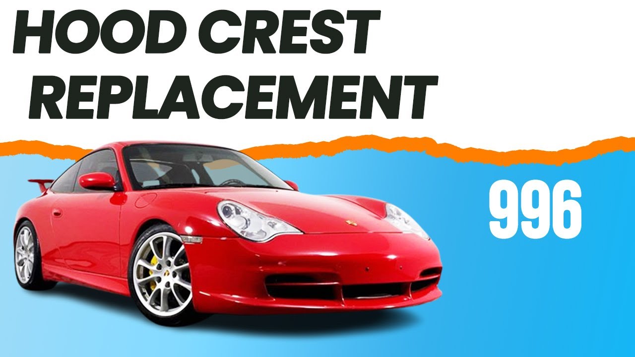 Porsche 996/997 Hood Crest and Emblem Replacement (1998-2008) - YouTube