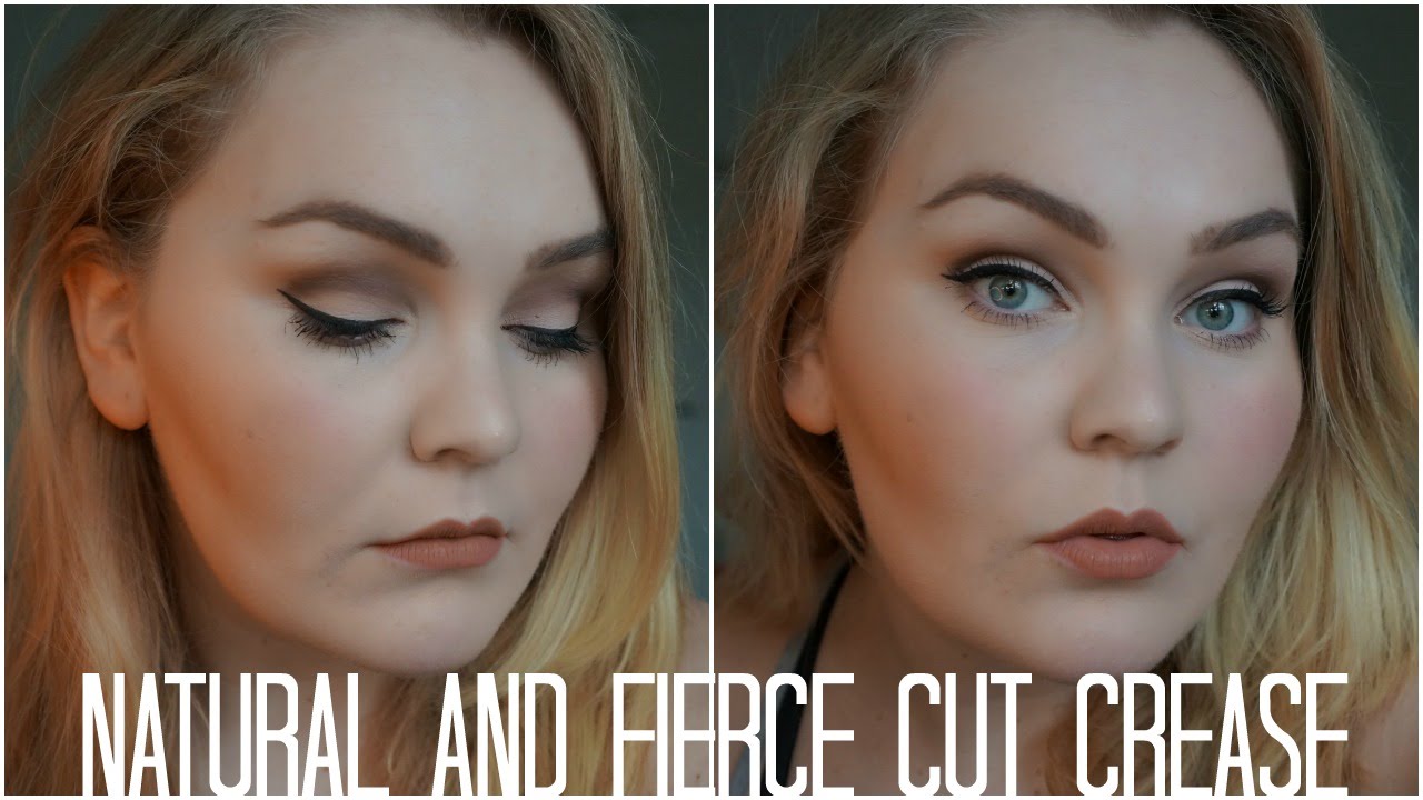 Natural n Fierce Cut Crease Eyeshadow Tutorial - YouTube