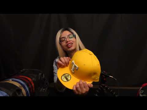 (ASMR) Hat collection part 2 🧢, tapping & whispering - YouTube