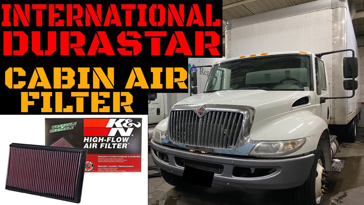 International Durastar Cabin Air Filter Replacement - YouTube