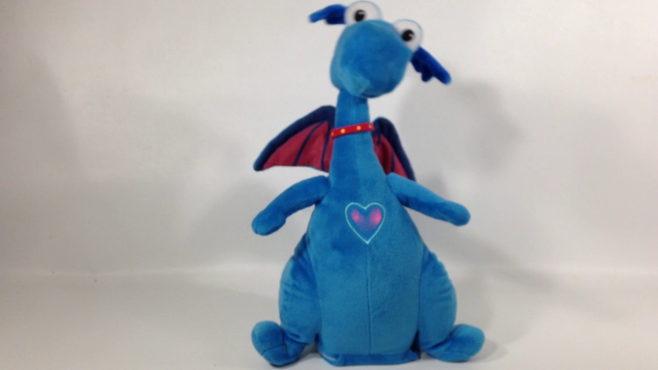Just Play Disney Doc McStuffins Hearts A Glow Stuffy Blue Dragon - YouTube