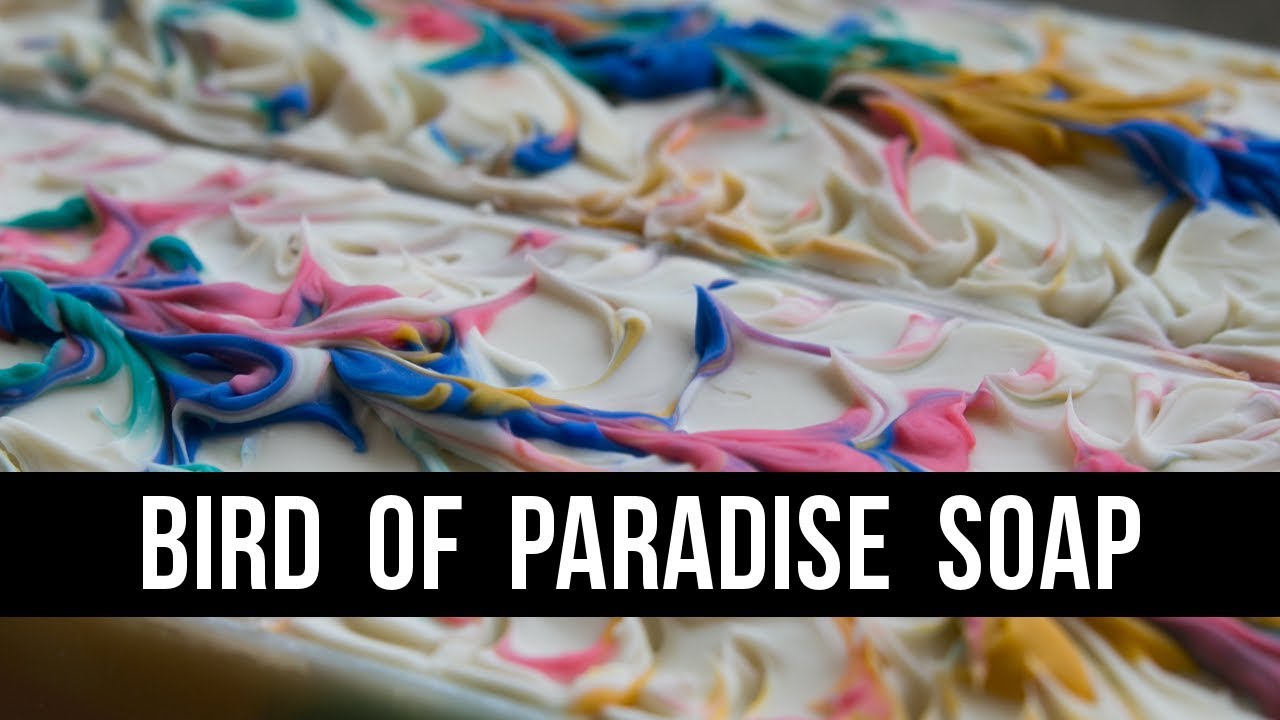 Bird of Paradise Soap | #12DaysofSoapmas | Royalty Soaps - YouTube