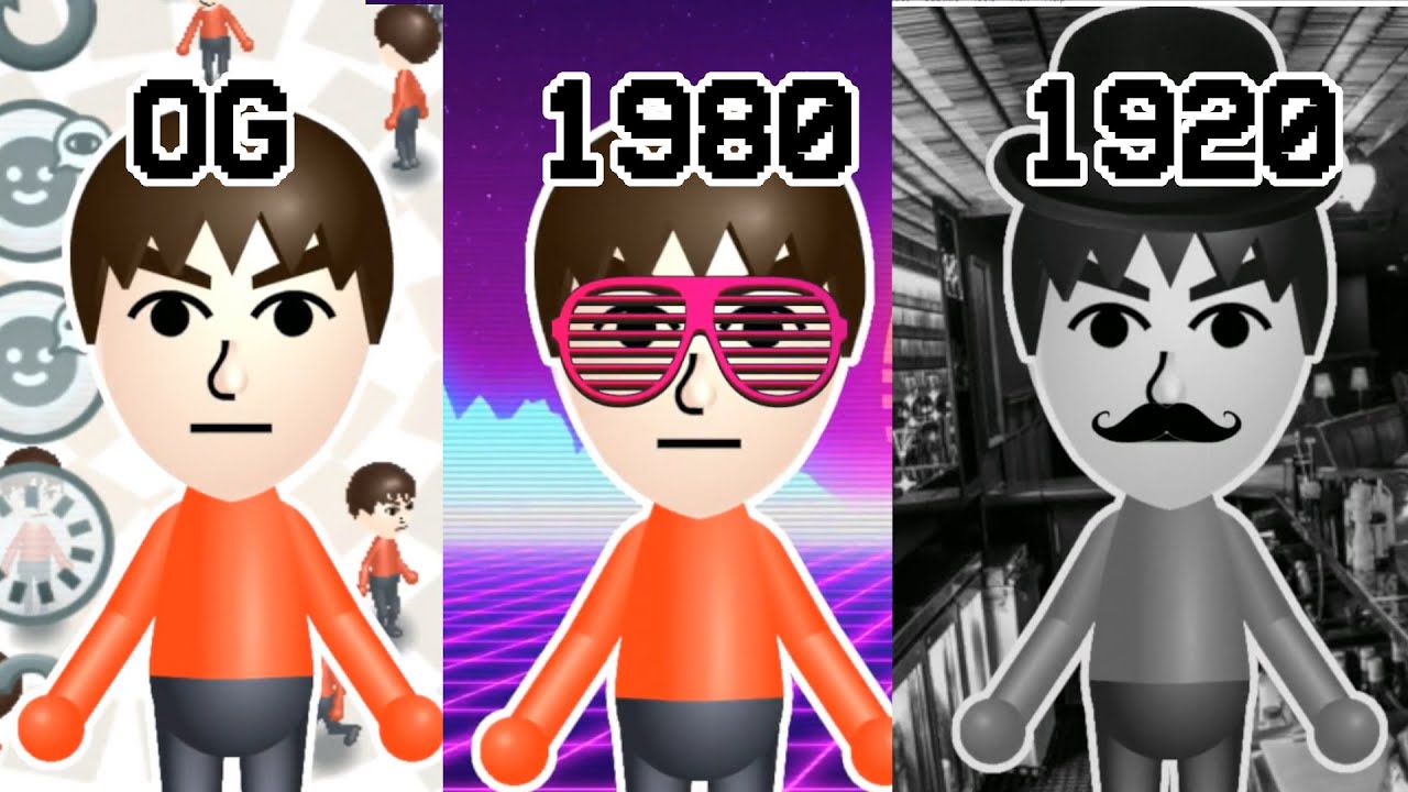 Wii music becomming older (mii channel theme) - YouTube