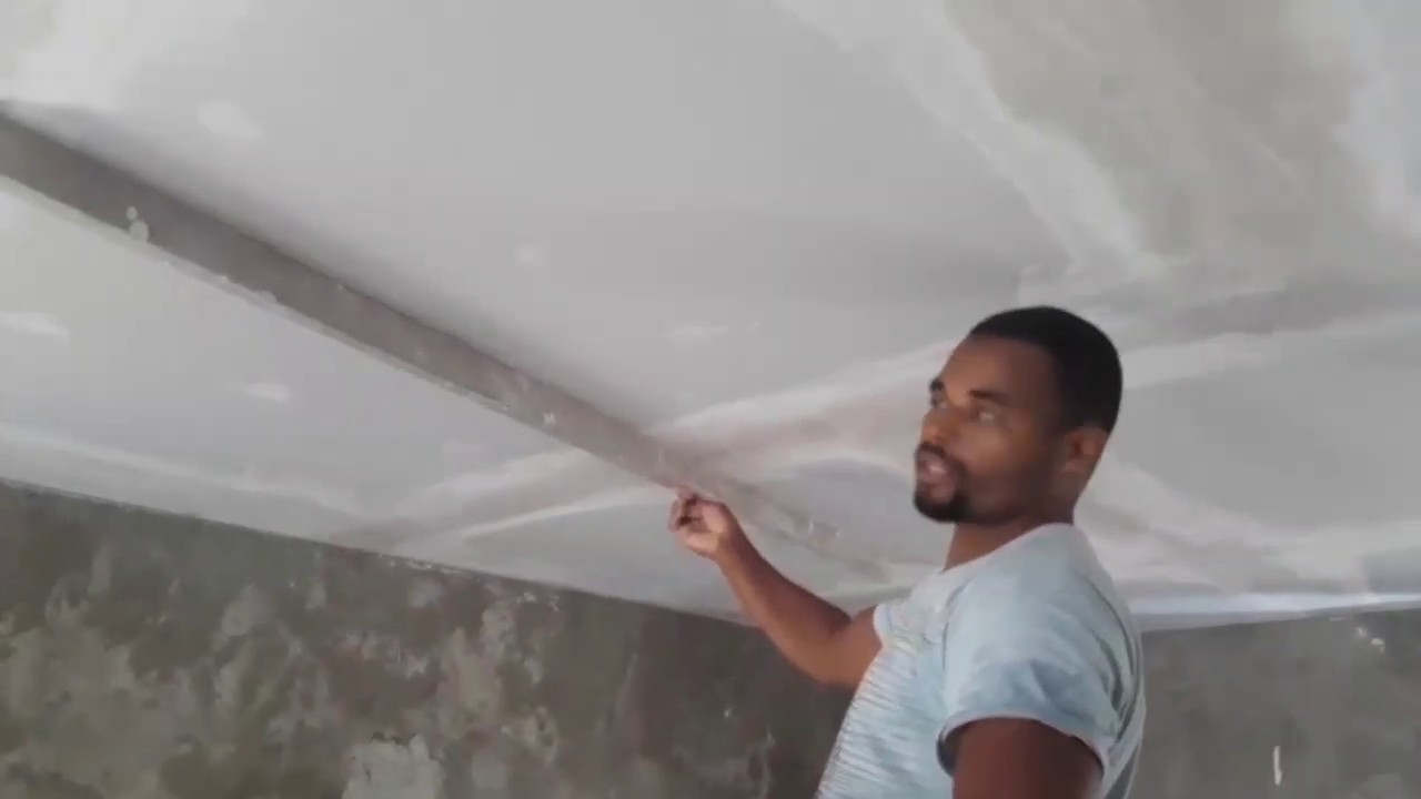 Forro tabicado passo a passo com sanca rasgo - YouTube