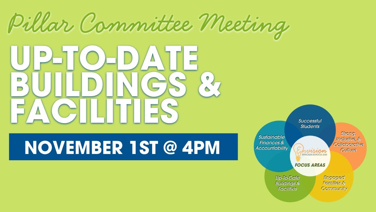 Pillar Committee Meeting: Up-To-Date Buildings & Facilities - YouTube