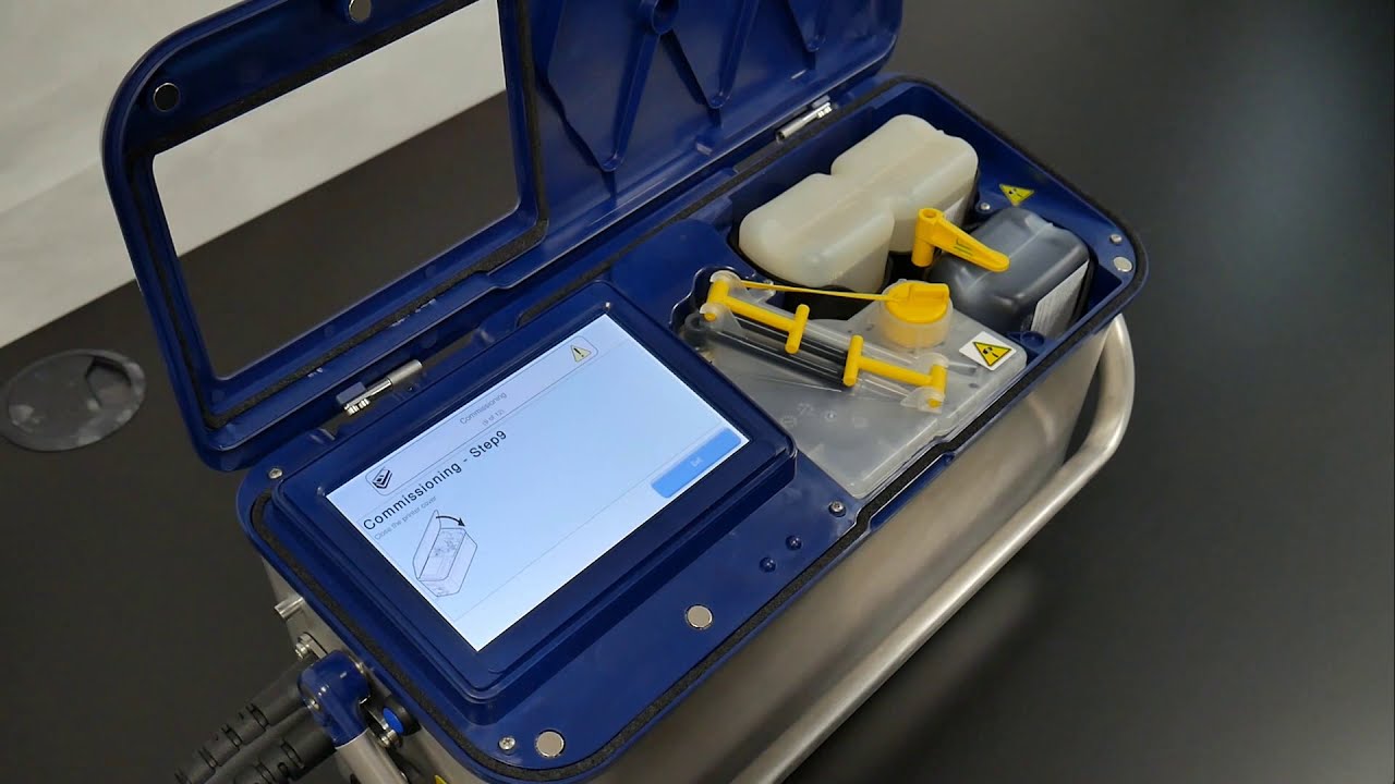 How to Commission a Linx 10 CIJ Printer by Jorlink USA, Inc. - YouTube