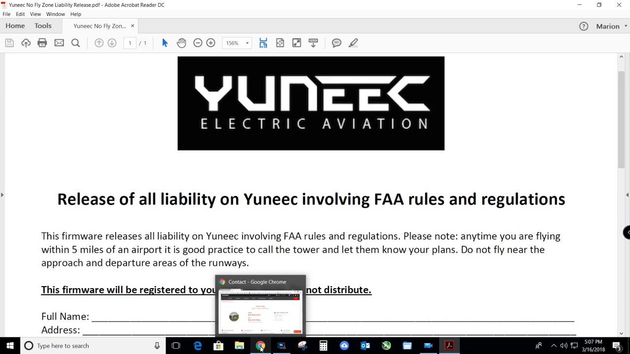 How to obtain altitude waiver and firmware from Yuneec - YouTube