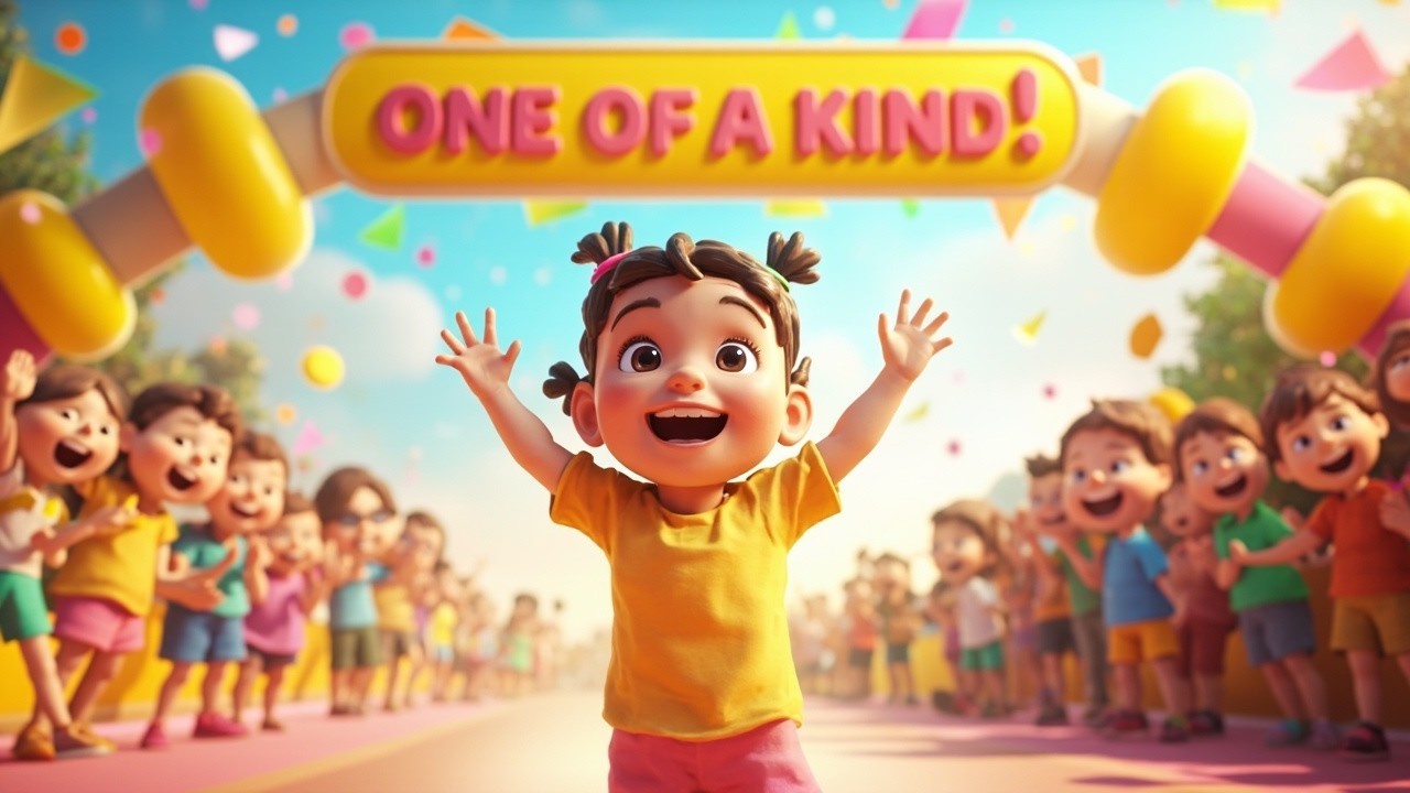 One of a Kind 🌟 | Confidence Song for Kids | Celebrate Being Yourself ...