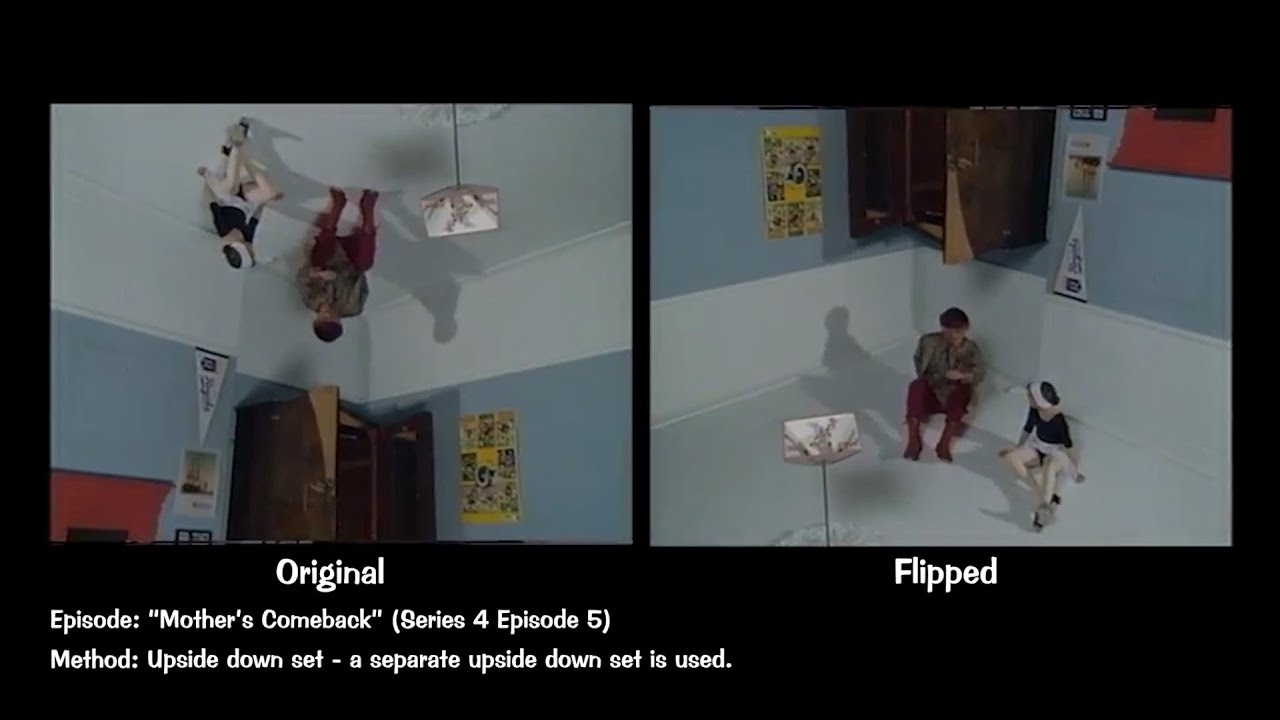 Mike and Angelo - How the ceiling-walking scenes were done. - YouTube