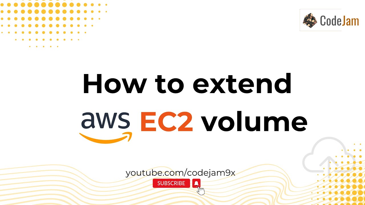 How to extend AWS EC2 EBS volume size - YouTube