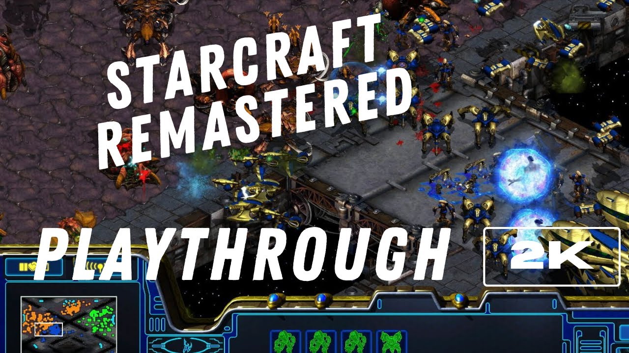 Starcraft Remastered Terran Mission 9 New Gettysburg - YouTube