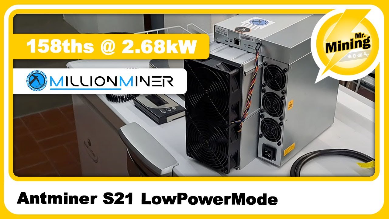 Antminer S21/200 ths im low Power Mode 158ths@2.68kW besser als alle ...