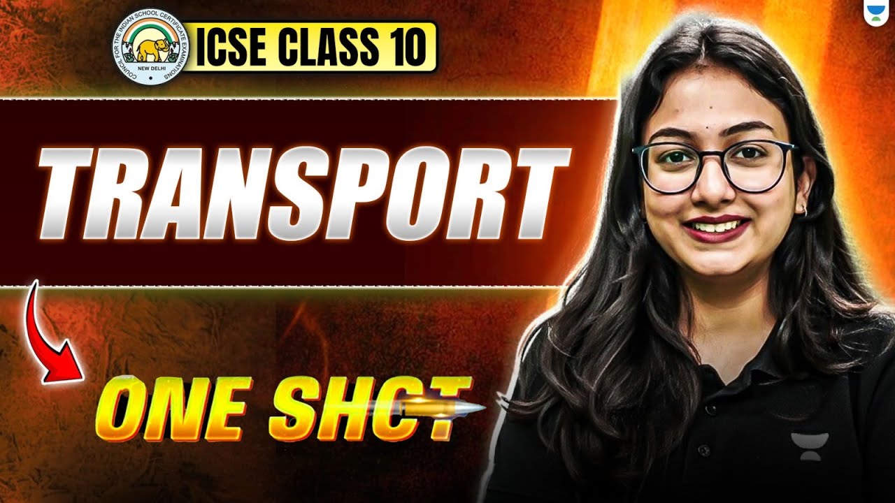 Transport | ICSE Class 10 Geography | Rapid Revision | Supriya Ma’am ...
