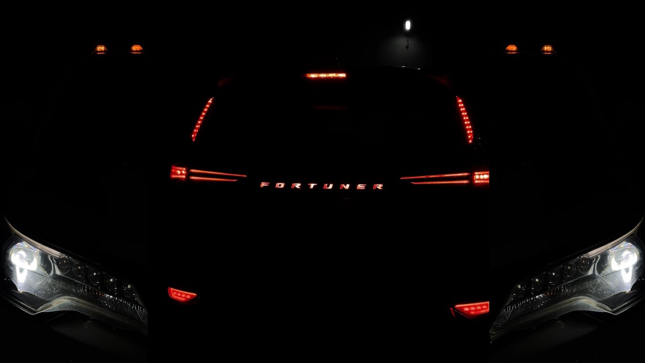 Toyota Fortuner night around lighting overview - YouTube