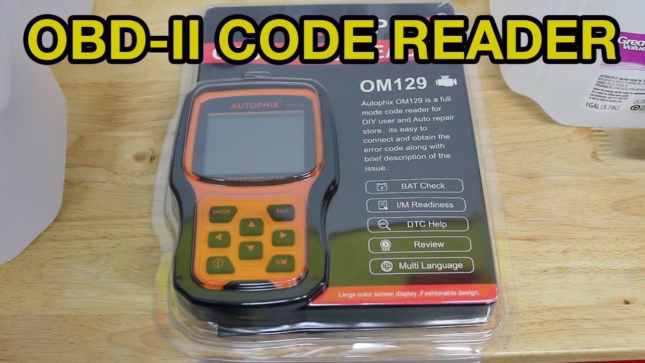 Autophix OM129 OBD-II Code Reader Review - YouTube