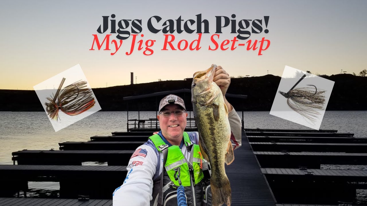 My Jig Rod Set-Up for Kayak Bass Fishing 🎣 - YouTube