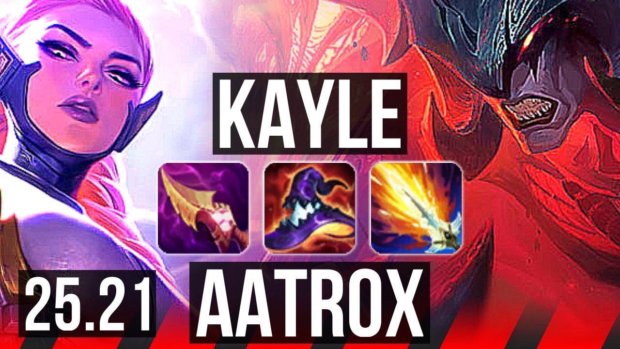 KAYLE vs AATROX (TOP) | 6 solo kills, 800+ games, 13/4/7, 43k DMG | EUW ...