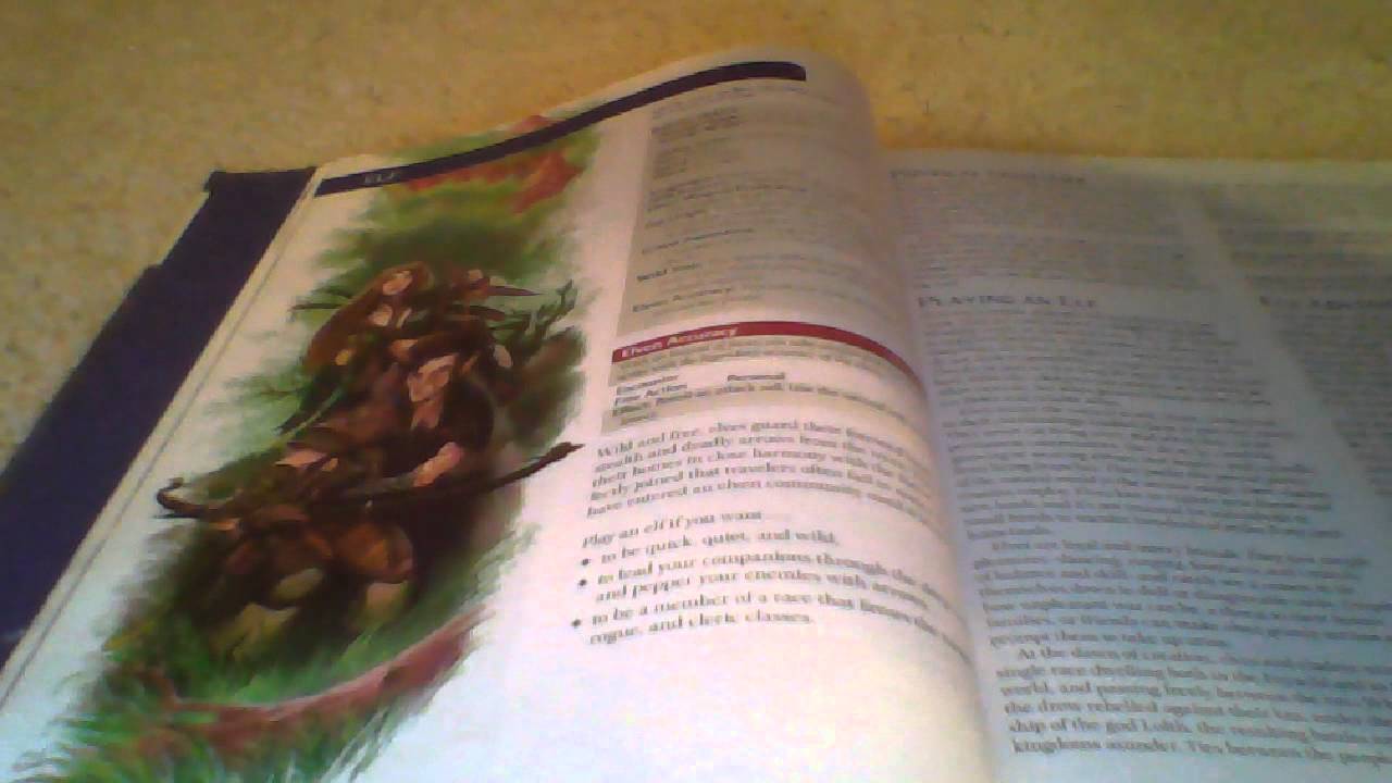 Dungeons and Dragons Eladrin and Elf overview - YouTube