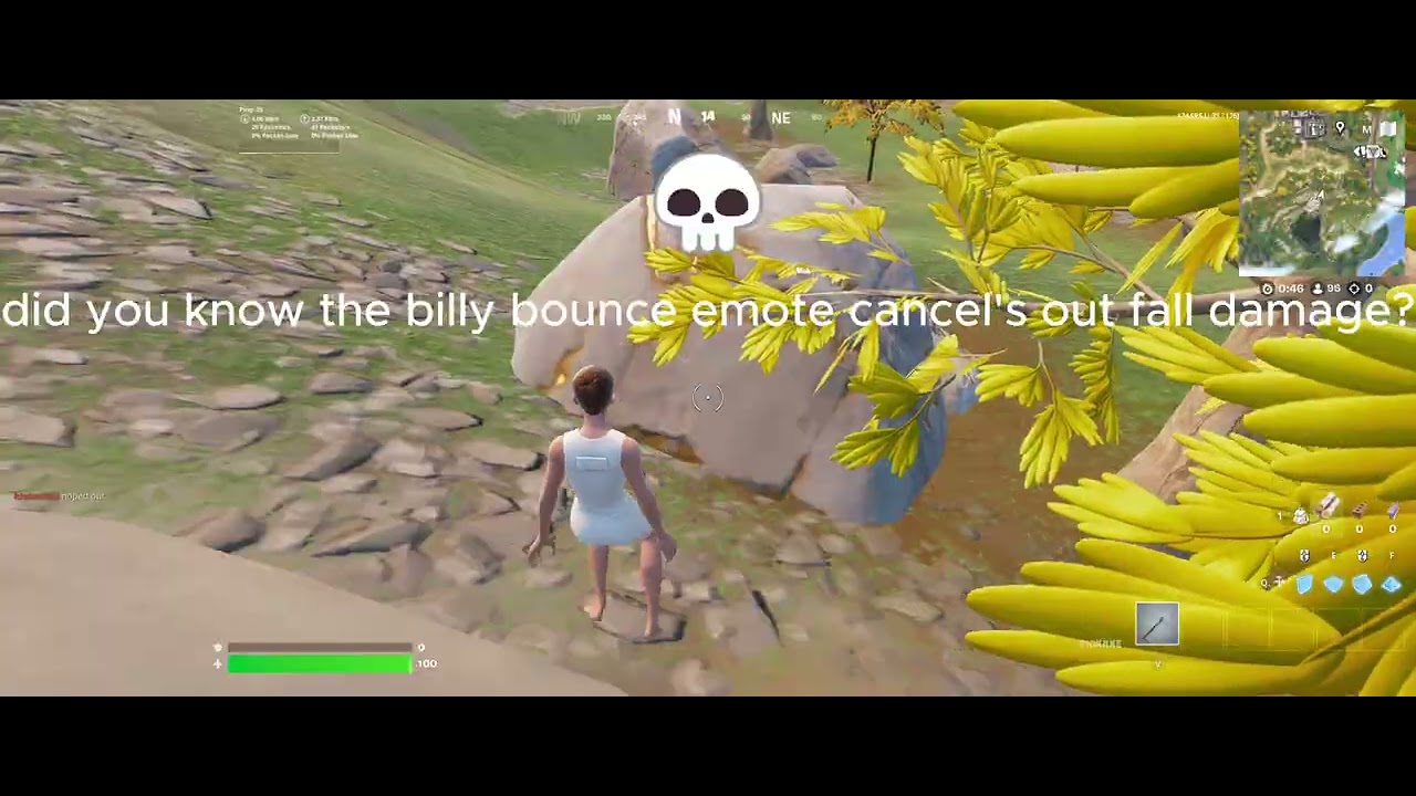 did you know the billy bounce emote cancel's out fall damage? 💀 #shorts ...