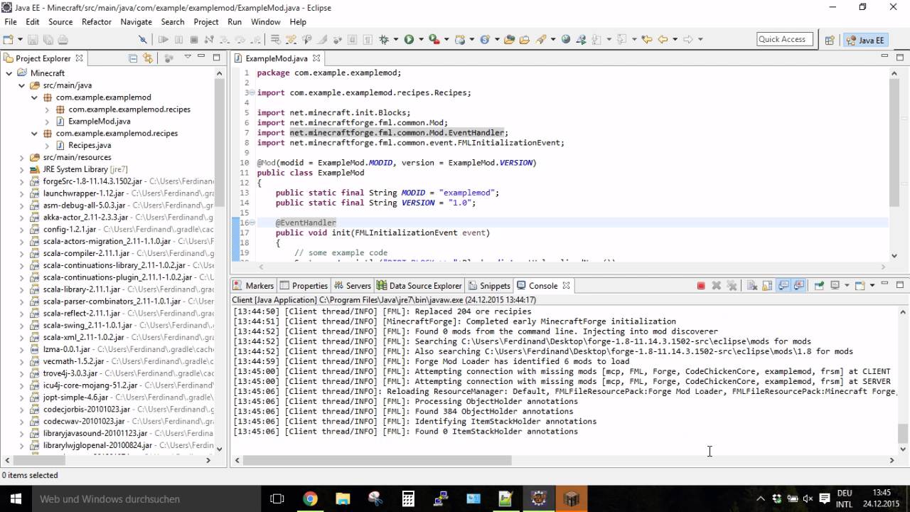 FRSM Modding Tutorial #1/2 - adding 5x5 recipes into your Mod! - YouTube