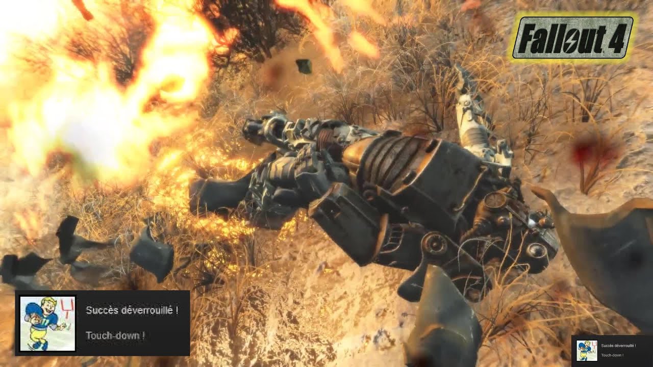 Fallout 4 : Touch-Down achievement / succès - YouTube