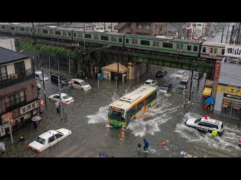 Japan Hit by Massive Flooding! Heavy Rain in Tokyo and Saitama Turns Streets Into Rivers
