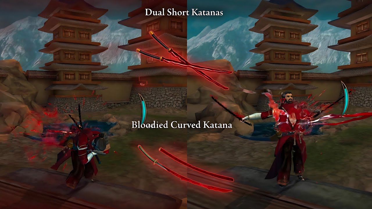 I Try Dual Short Katanas & Unlock the Bloodied Curved Katana | Takashi ...