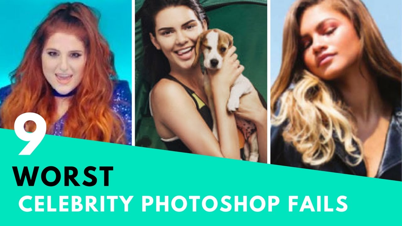 Top 9 Worst Celeb Photoshop Fails! | Hollywire - YouTube