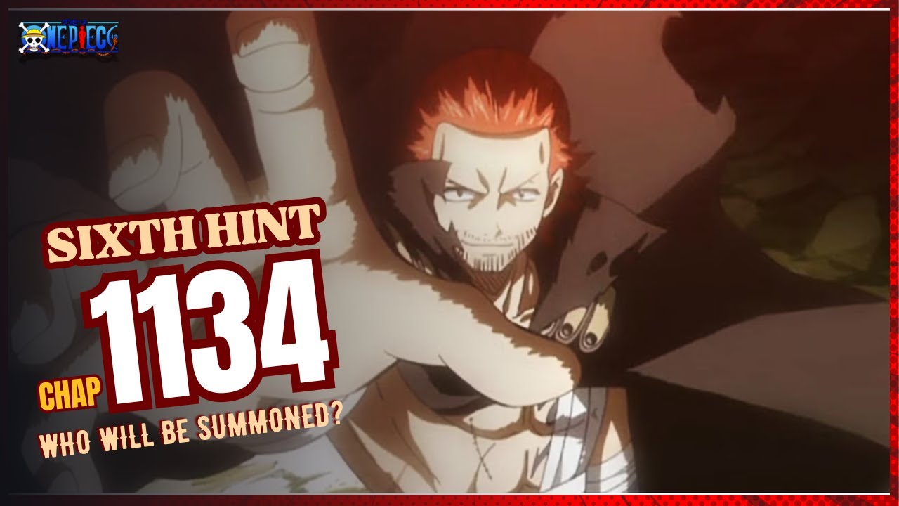 ONE PIECE CHAPTER 1134 SIXTH HINT - WHO WILL BE SUMMONED? - YouTube