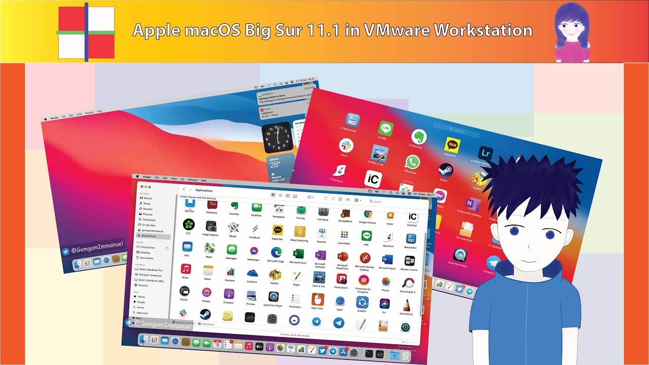 Apple macOS Big Sur 11.1 in VMware Workstation - YouTube