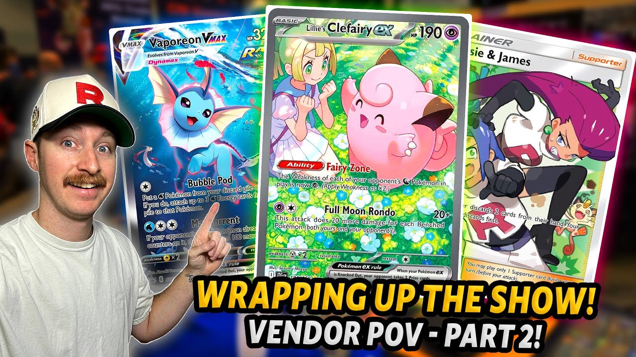 TONS of Deals at this Pokemon Card Show! Vendor POV (Part Two) - YouTube