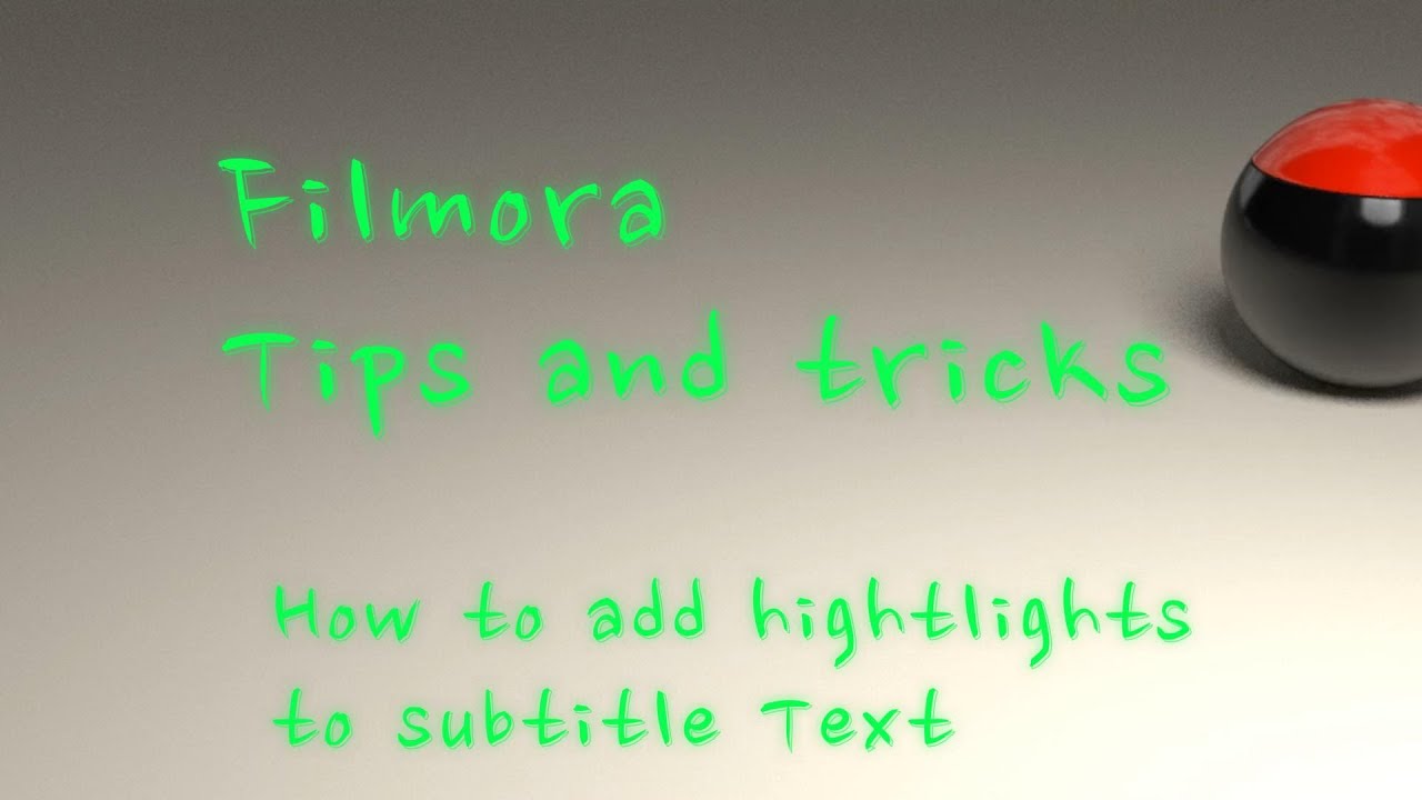 Adding highlights to subtitle text - YouTube
