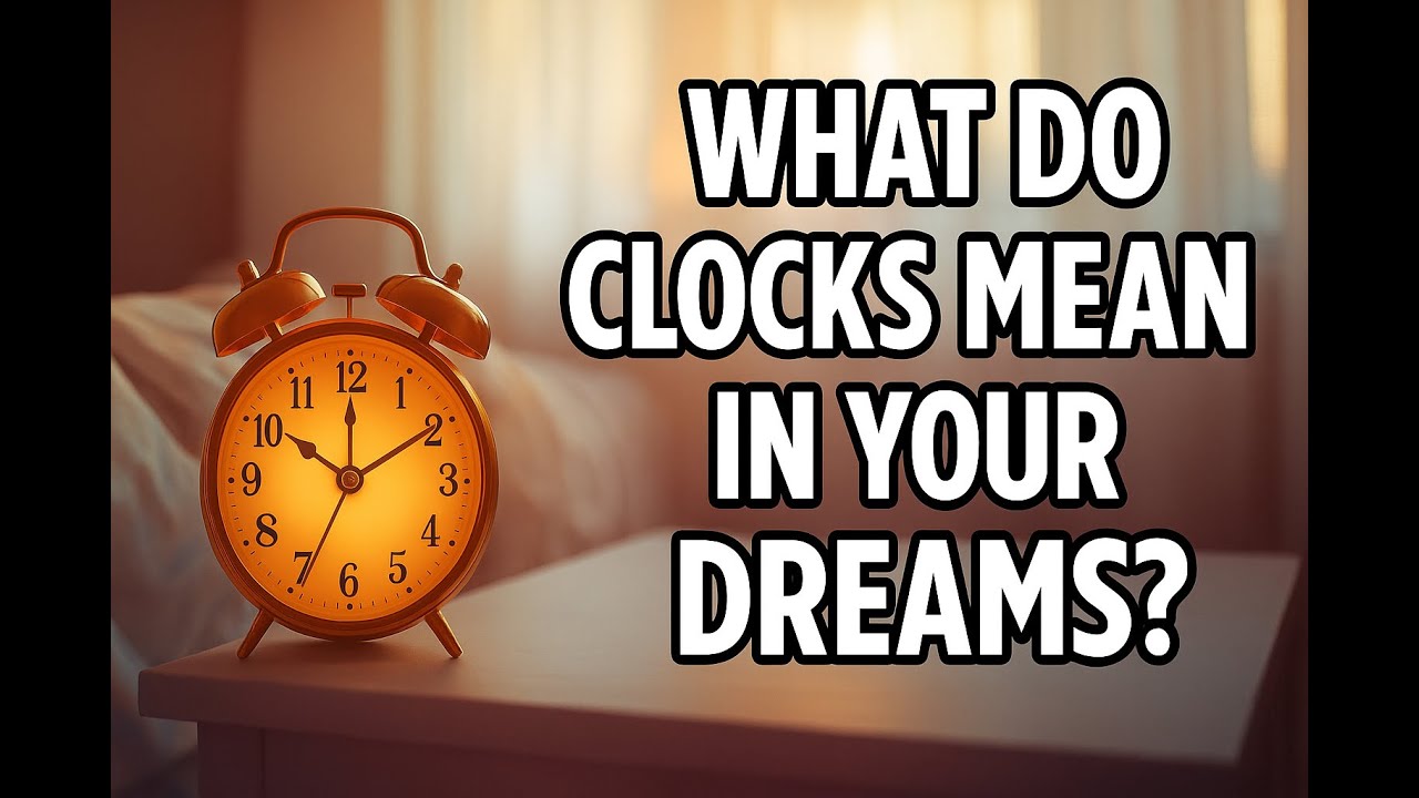 What Do Clocks Mean in Your Dreams? - YouTube