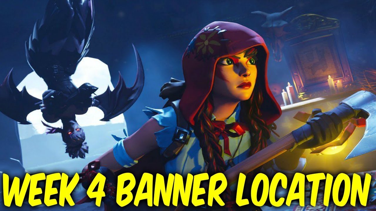 Fortnite week 4 battlestar Location.Week 4 Banner Location - YouTube