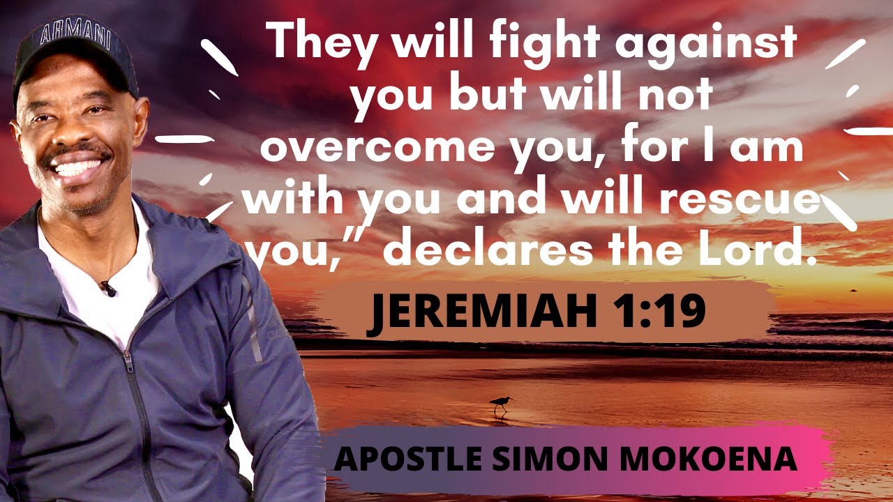 They will fight against you but will not overcome you, for I am with ...